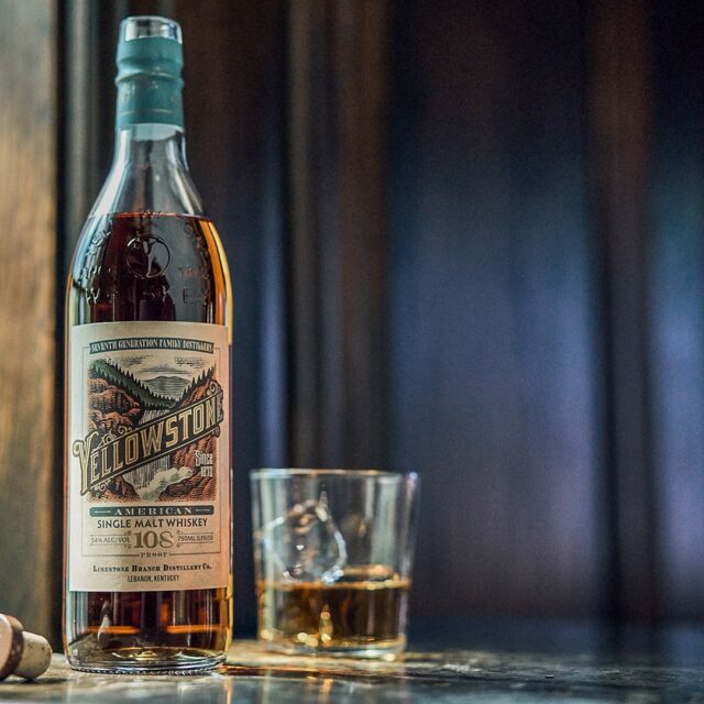 Bourbon, Whiskey and small batch from Yellowstone