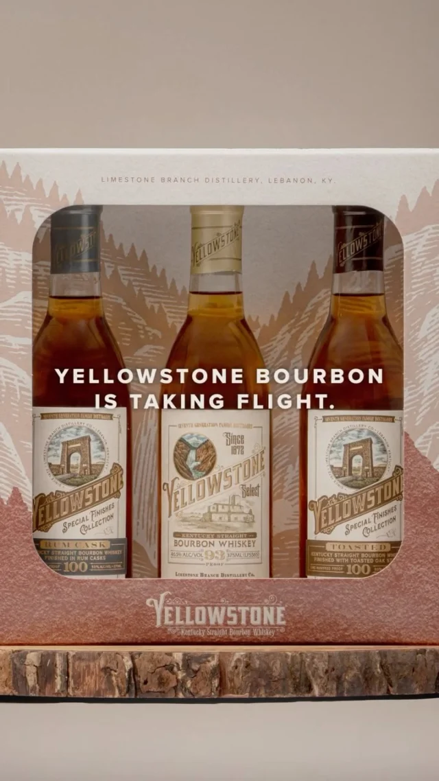Bourbon, Whiskey and small batch from Yellowstone