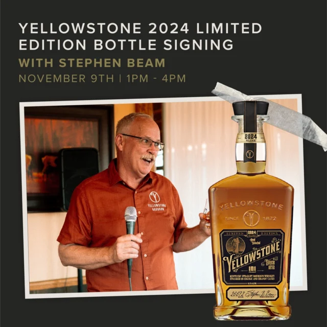 Bourbon, Whiskey and small batch from Yellowstone
